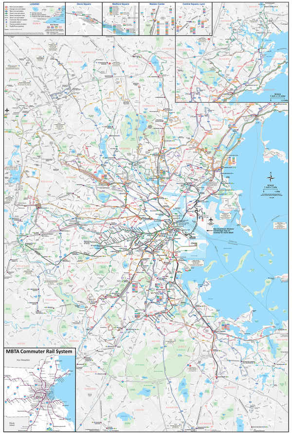 MBTA System Route Map 2018 – Boston In Transit